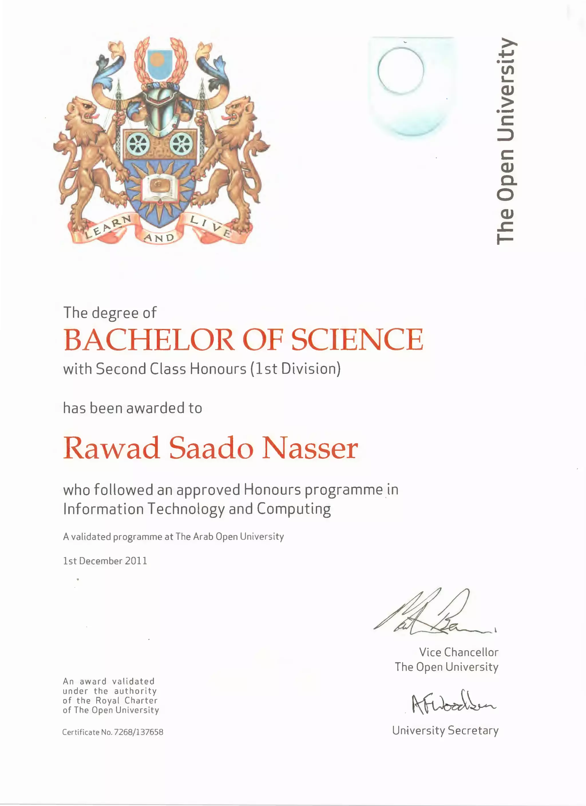 The Open University Cert. | PDF