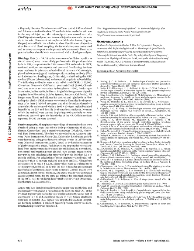 Gray et al. 2001 NatNeuro | PDF