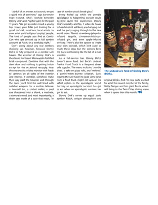 Undead by Design | PDF | Bars & Restaurants | Attractions