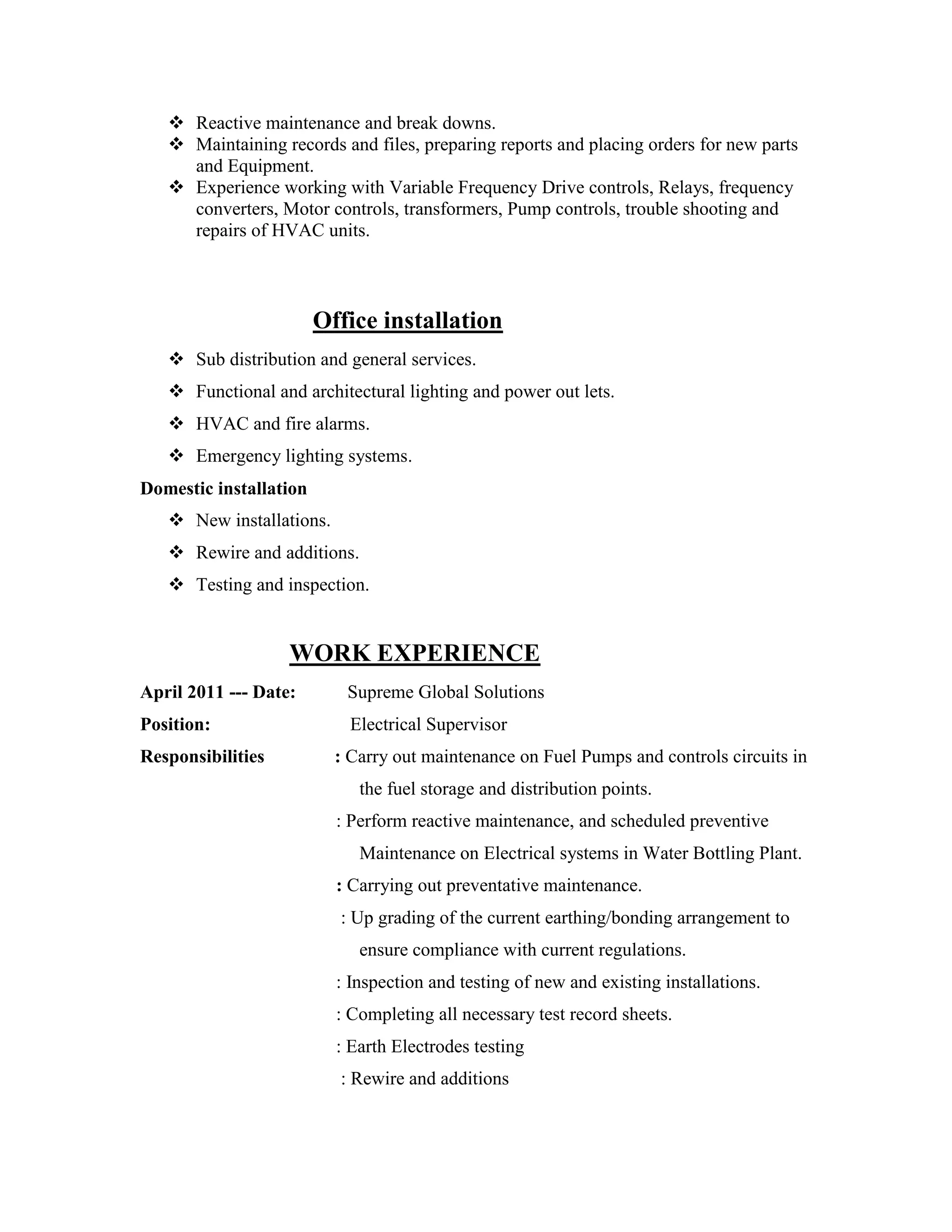 Elvis Resume 1 | DOCX | Radio Control | Hobbies & Interests