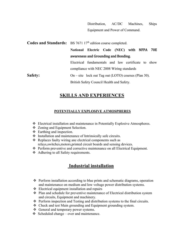 Elvis Resume 1 | DOCX | Radio Control | Hobbies & Interests