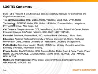 LOGITEL_Company_Presentation | PPT