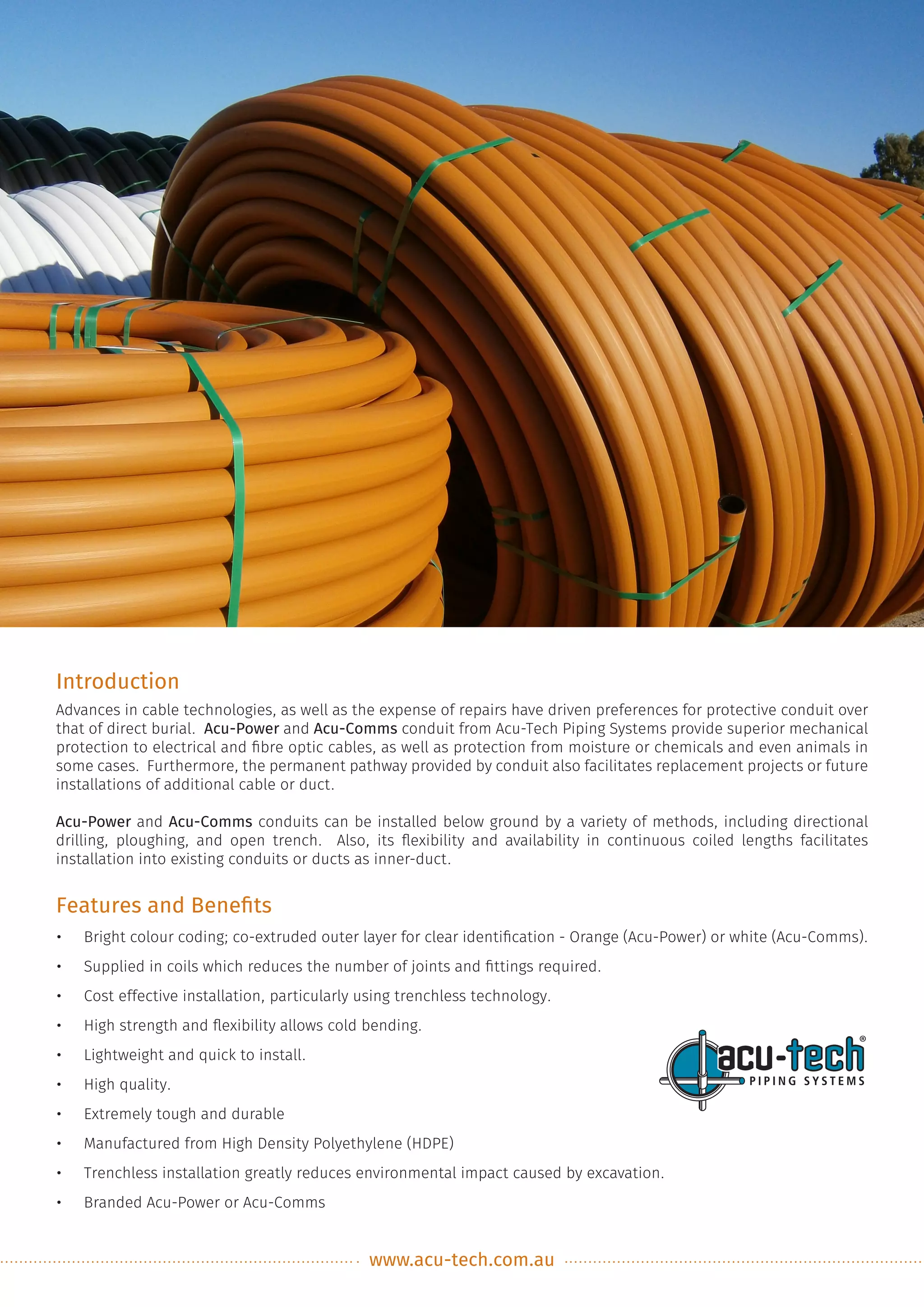 Acu-Comms & Acu-Power Brochure 201407 | PDF