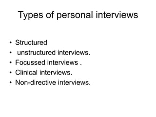 4 data collection.ppt data collection data collection data collection ...