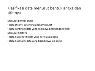 jenis-jenis Data dalam bidang epidemiologi | PPTX