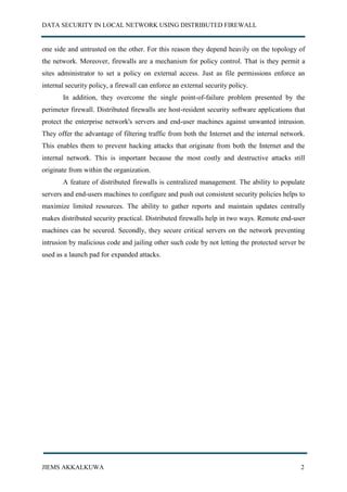 4 (data security in local network using) | PDF