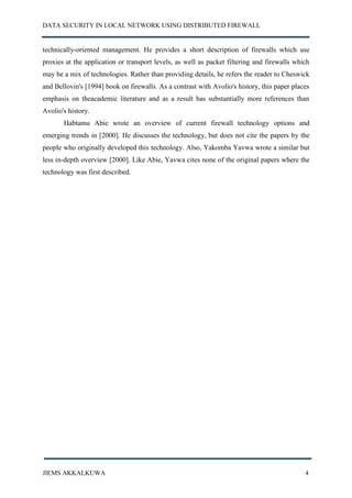 4 (data security in local network using) | PDF