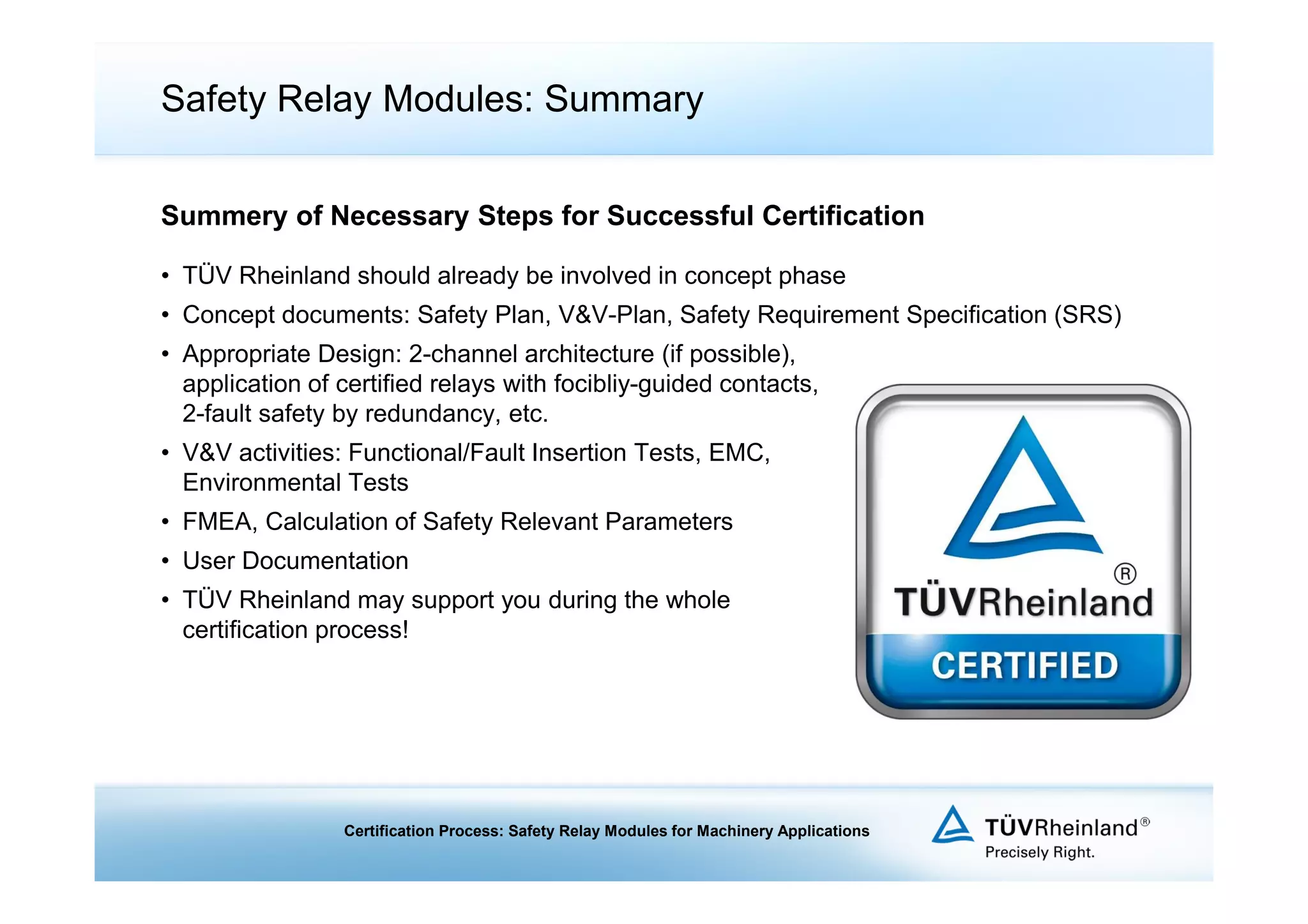 4 david schepers certification process safety relay modules for ...