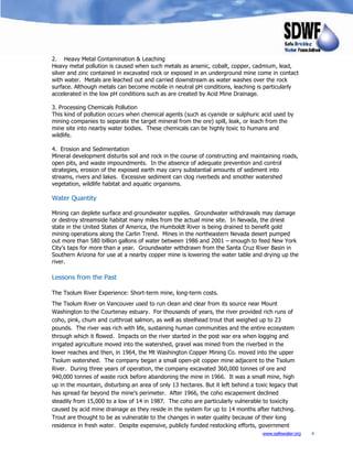 Mining and Water Pollution | PDF