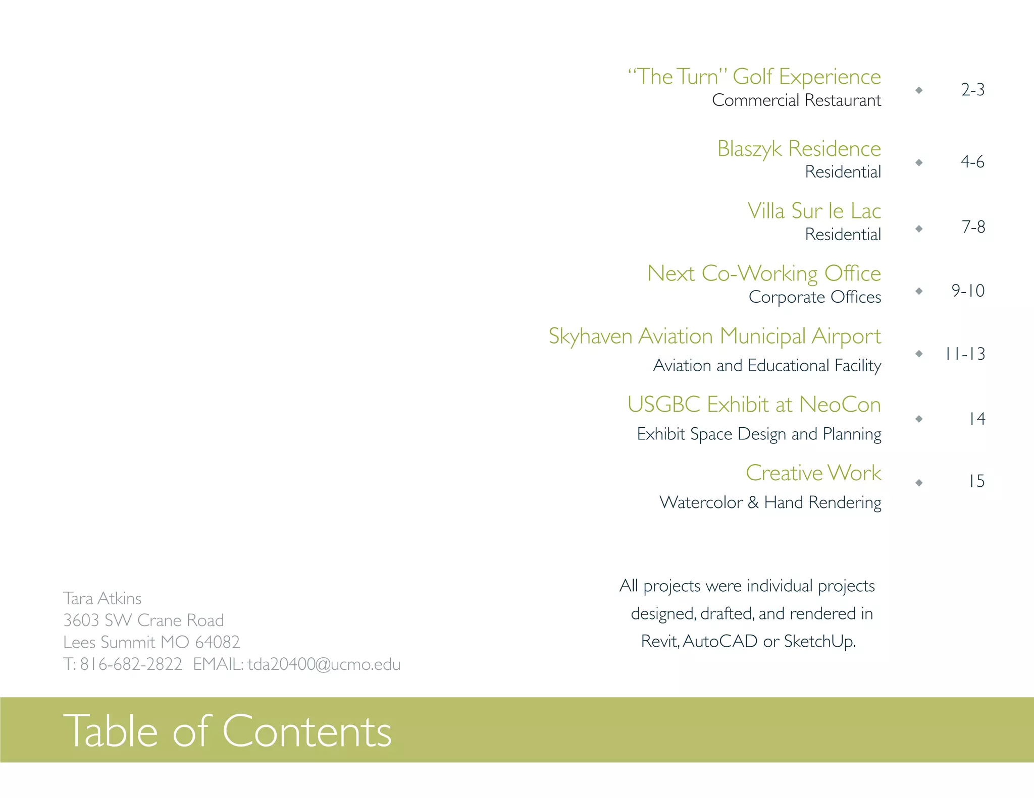 Tara Atkins Portfolio | PPT