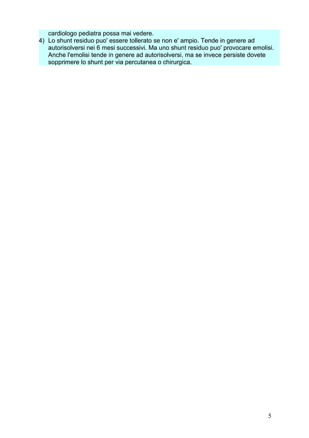 Il dotto di Botallo nel bambino | PDF