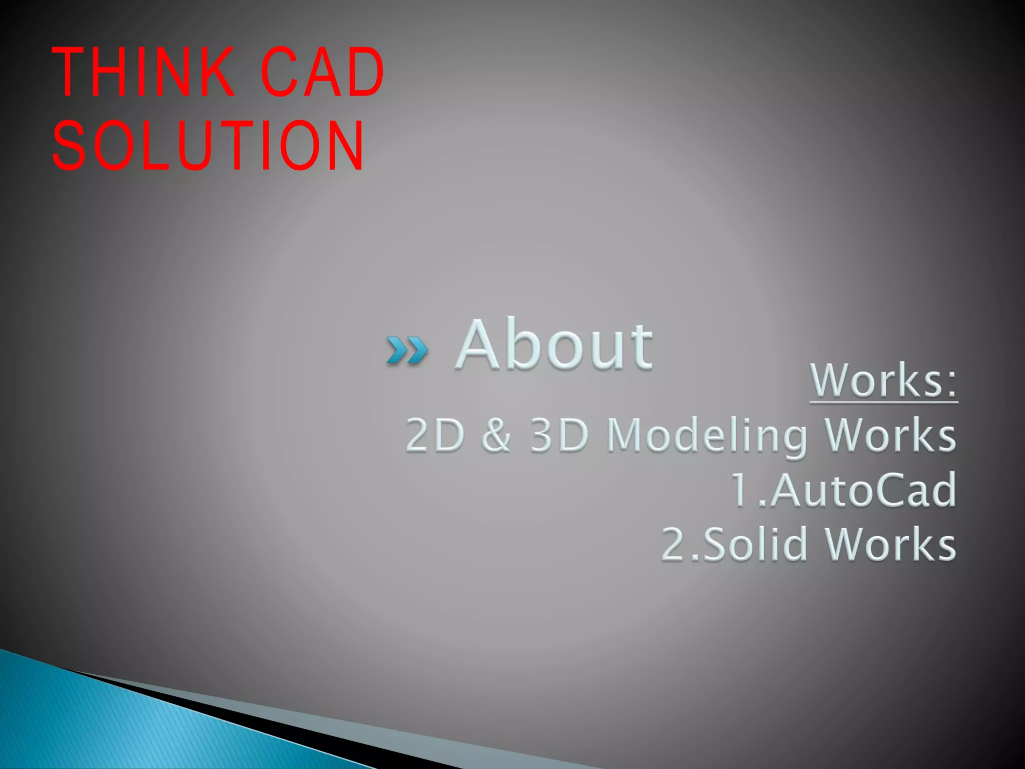 THINK CAD SOLUTION-My Freelancer Works | PDF