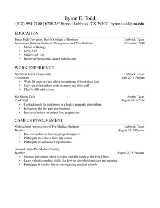 resume 1.2 | PDF
