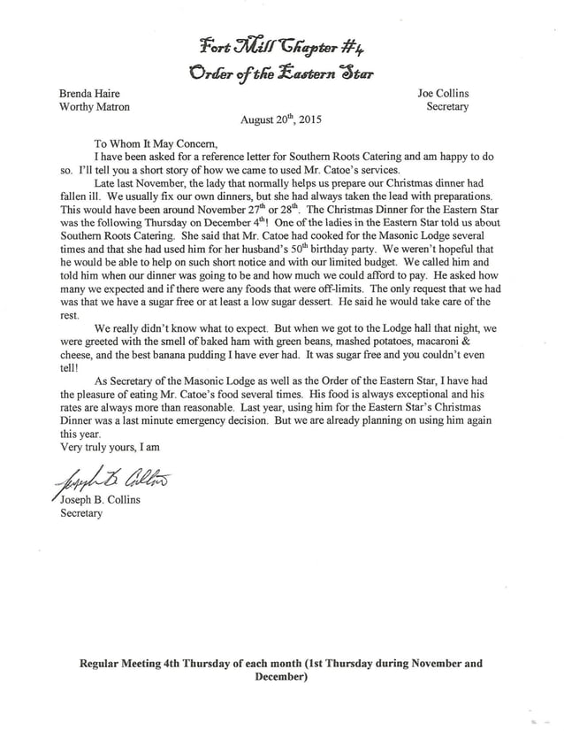 OES Letter | PDF