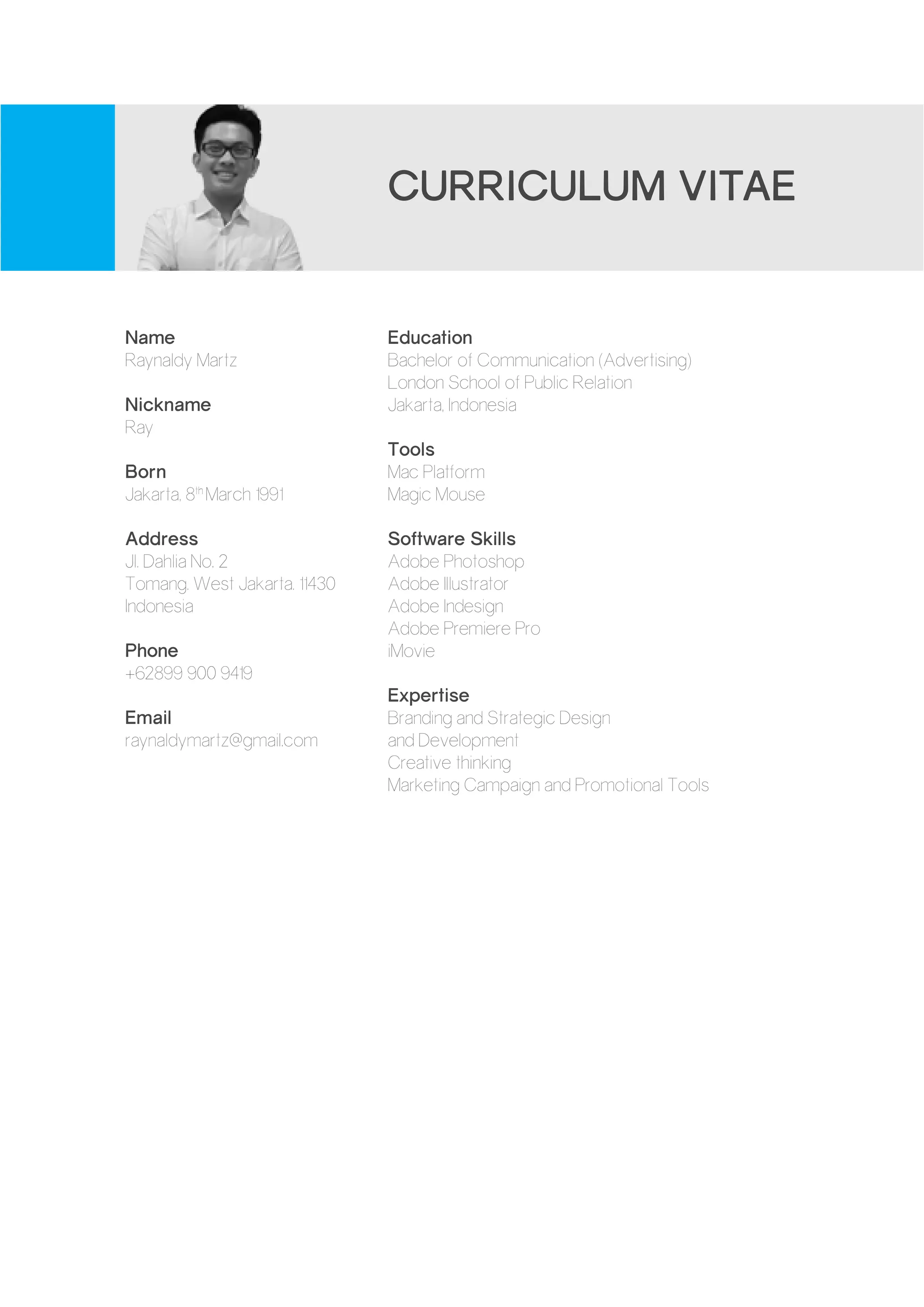 cv raynaldy martz | PDF