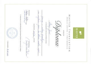 Specialist written translation course | PPT