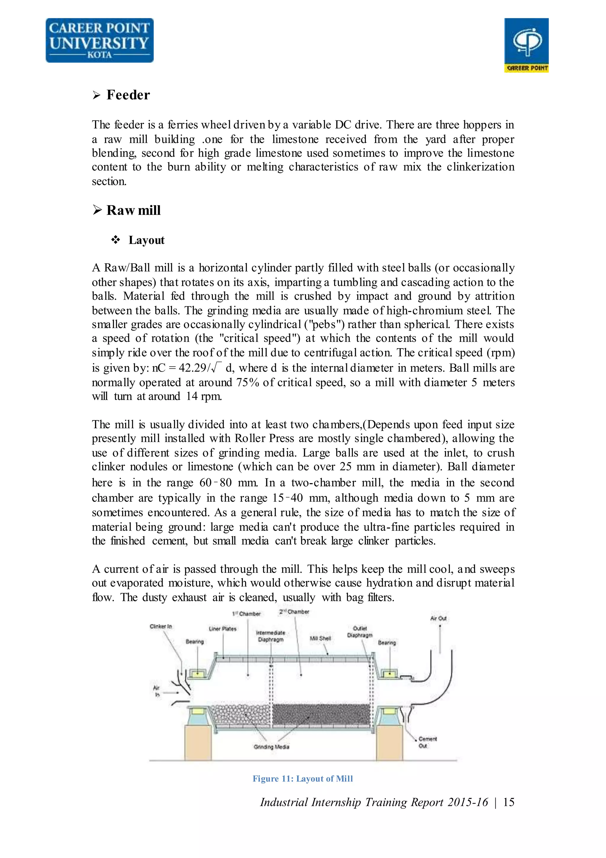 Report on Cement manufacturing process | DOCX