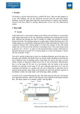 Report on Cement manufacturing process | DOCX