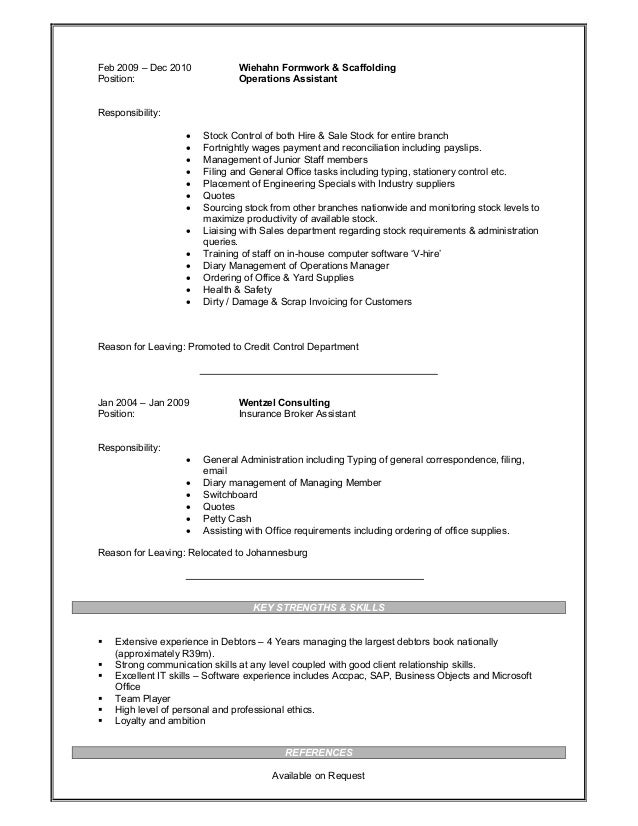 CV Christelle Mitchley