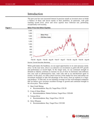 Silver_Initiating_BCM CDM FVI SLW | PDF