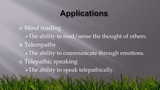 Communication_Telepathy | PPTX