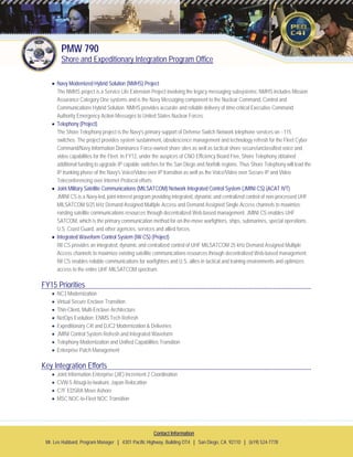 PMW 790-Tear Sheet_Feb 15-approved | PDF | Defense Industry | Industries