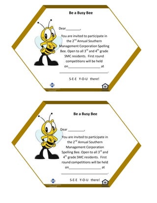 Spelling bee final draft | PDF