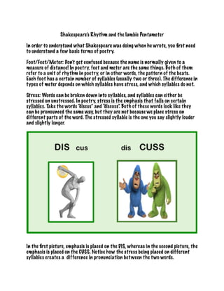 Shakespearean Language Course Pack | PDF