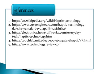 Haptic_Technology | PPT