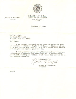Letter to Rob Bishop regarding NASA Constellation Program | PDF