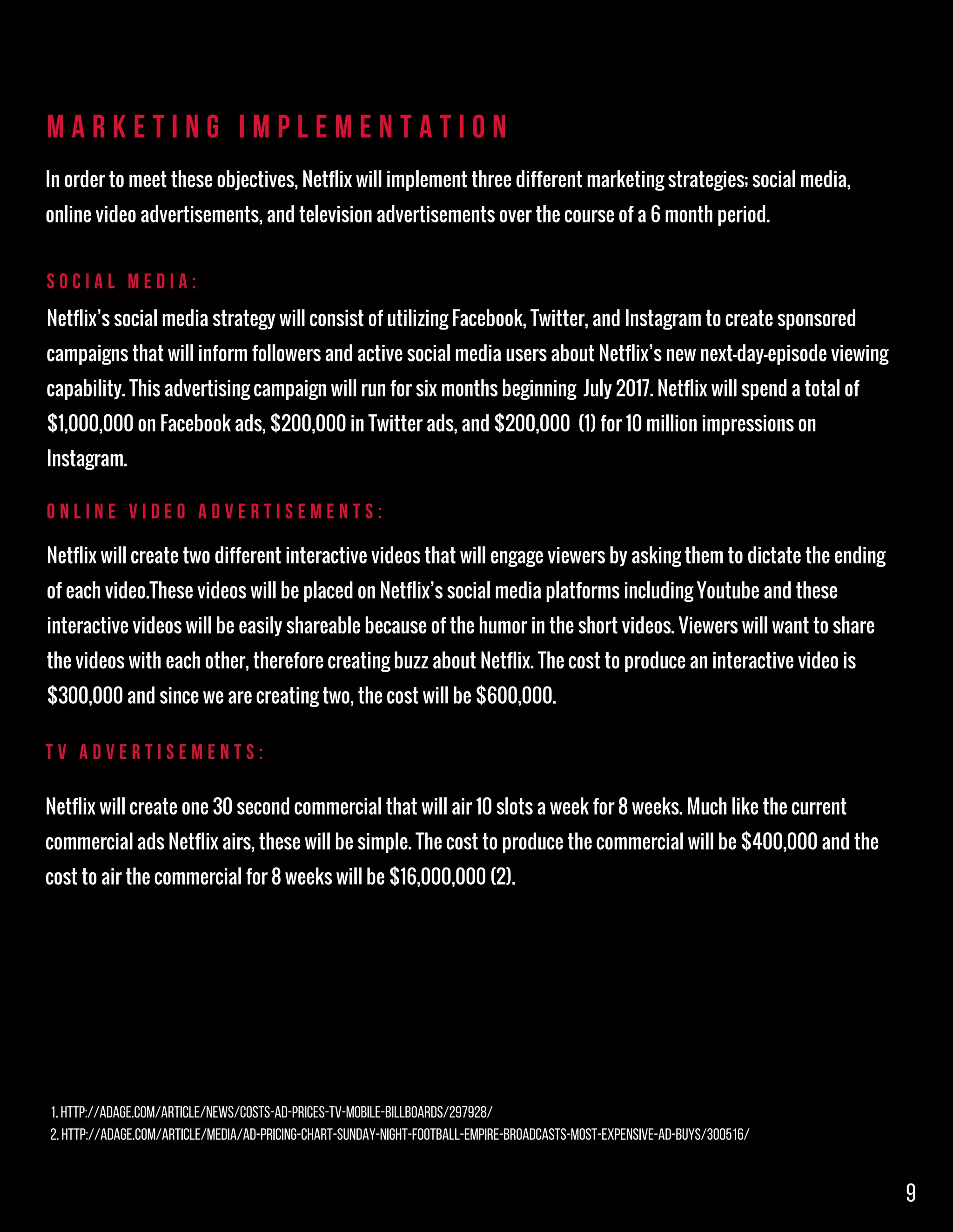 NetflixMarketingPlan | PDF