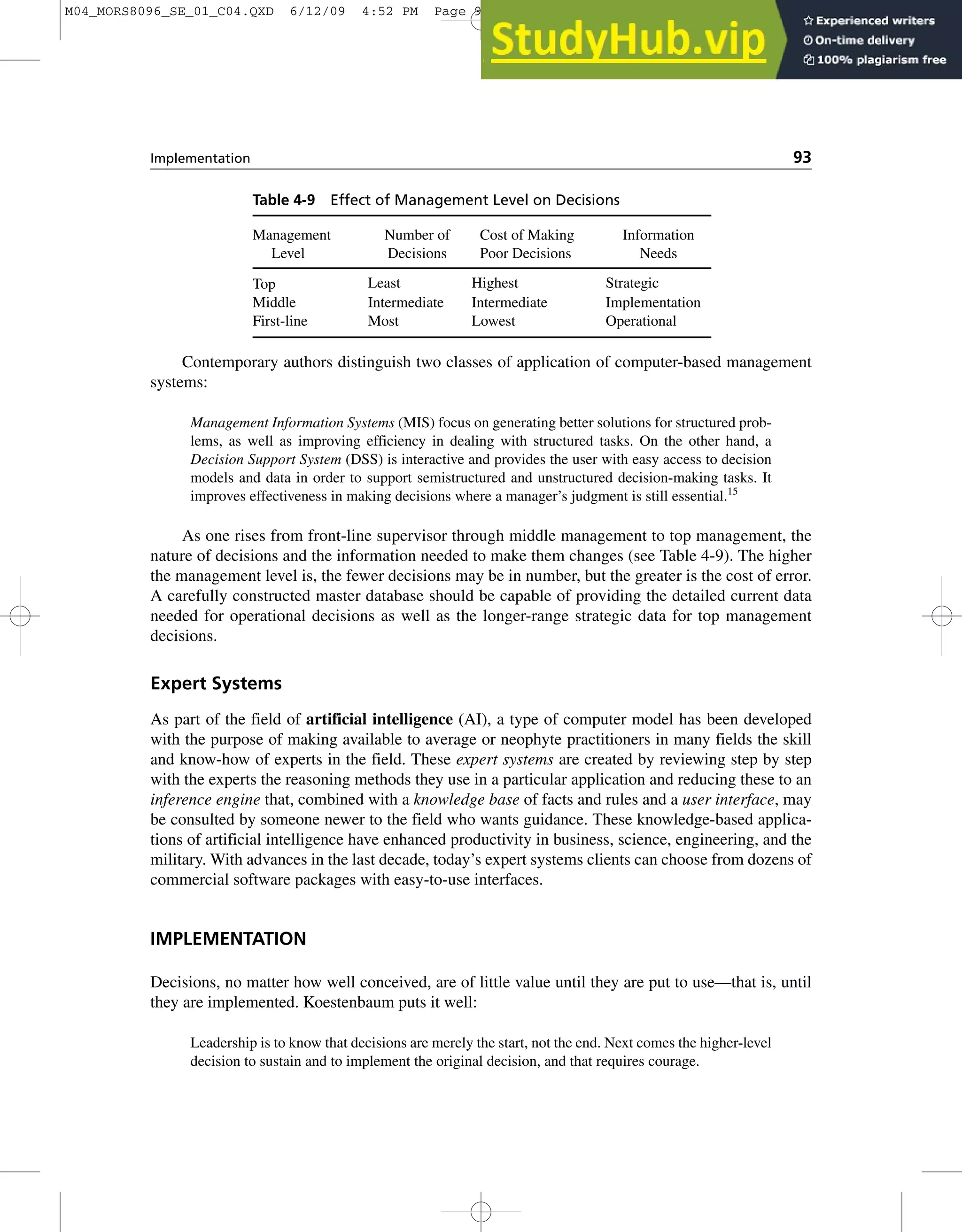 4 Decision Making | PDF