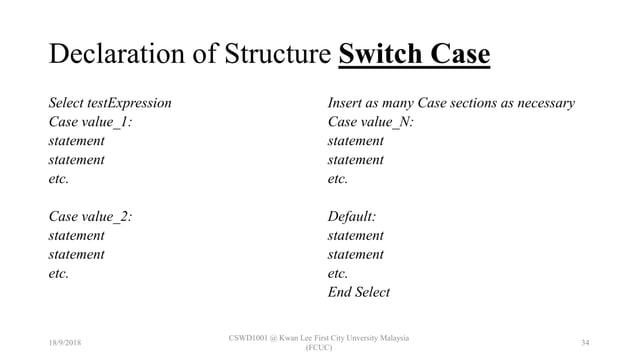 4 Decision Structures and Boolean Logic | PPT