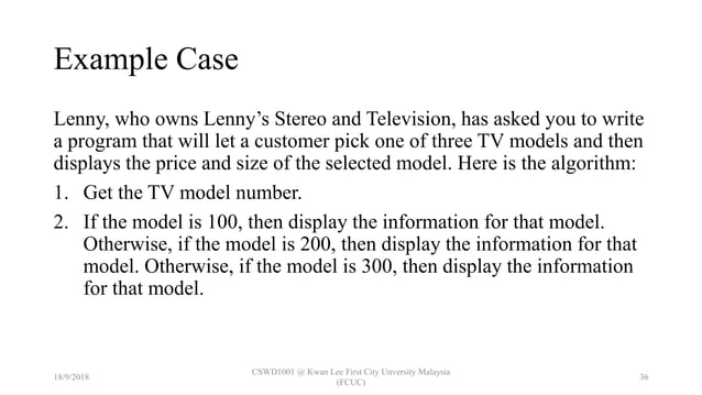 4 Decision Structures And Boolean Logic Ppt