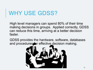 Decision Support and Knowledge Based Systems | PPTX