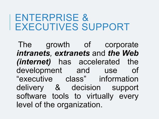Decision Support and Knowledge Based Systems | PPTX