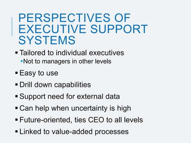 Decision Support and Knowledge Based Systems | PPTX