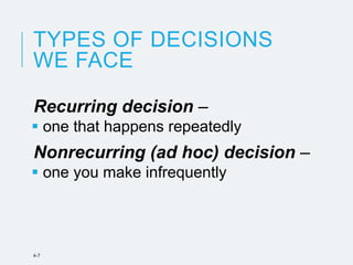 Decision Support and Knowledge Based Systems | PPTX