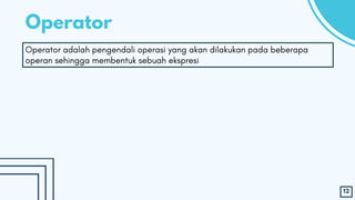 Dasar-Dasar Pemrograman - 4 Deklarasi I/O | PDF