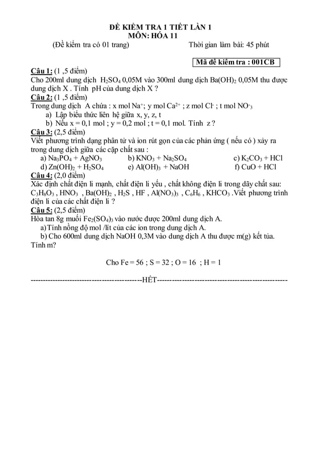 4 de ktra 1 tiet hoa 11 tu luan (1) | PDF
