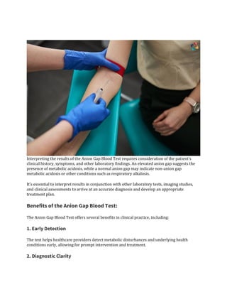 Anion Gap Blood Test: Everything You Need to Know | The Lifesciences ...