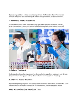 Anion Gap Blood Test: Everything You Need to Know | The Lifesciences ...