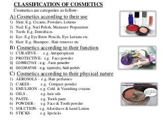 4 dental and cosmetic preparation | PPTX