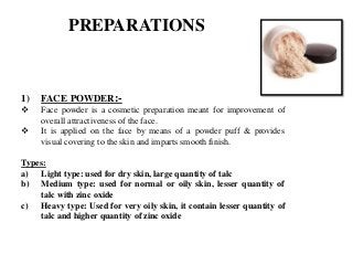 4 dental and cosmetic preparation | PPTX