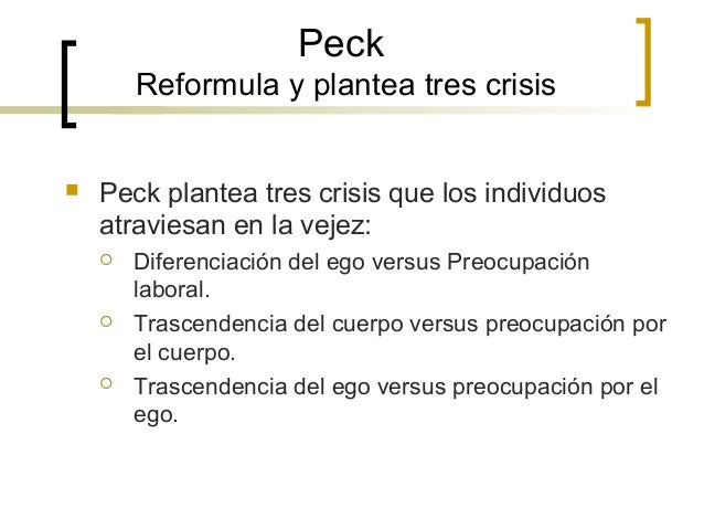 Descubre la Teoría de Peck: Claves para el Crecimiento Personal ...