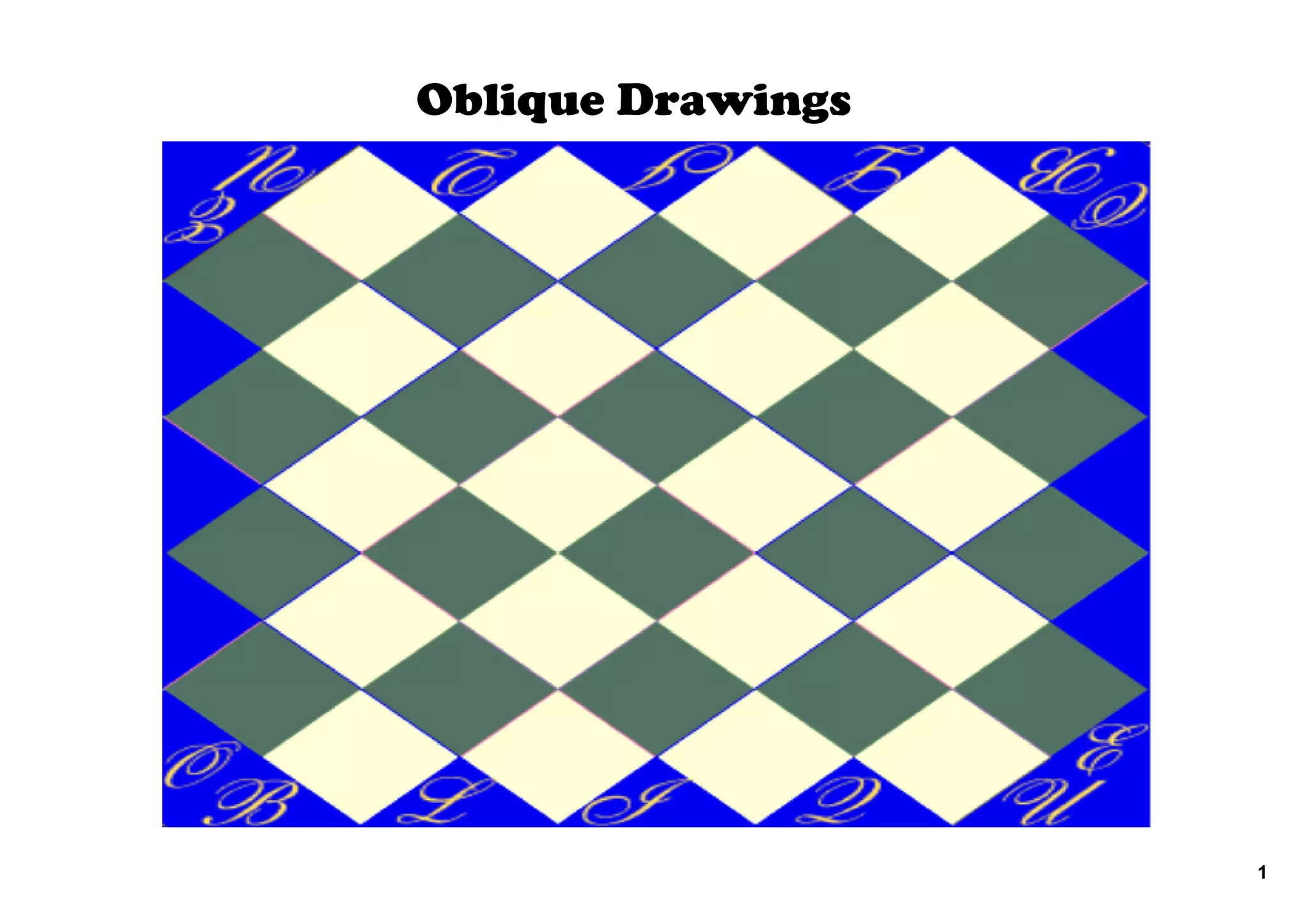 4 design and measurement oblique drawing may 4 | PPT