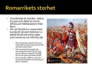 4 det antika rom + filmklipp rome | PPTX | Genealogy and Ancestry ...