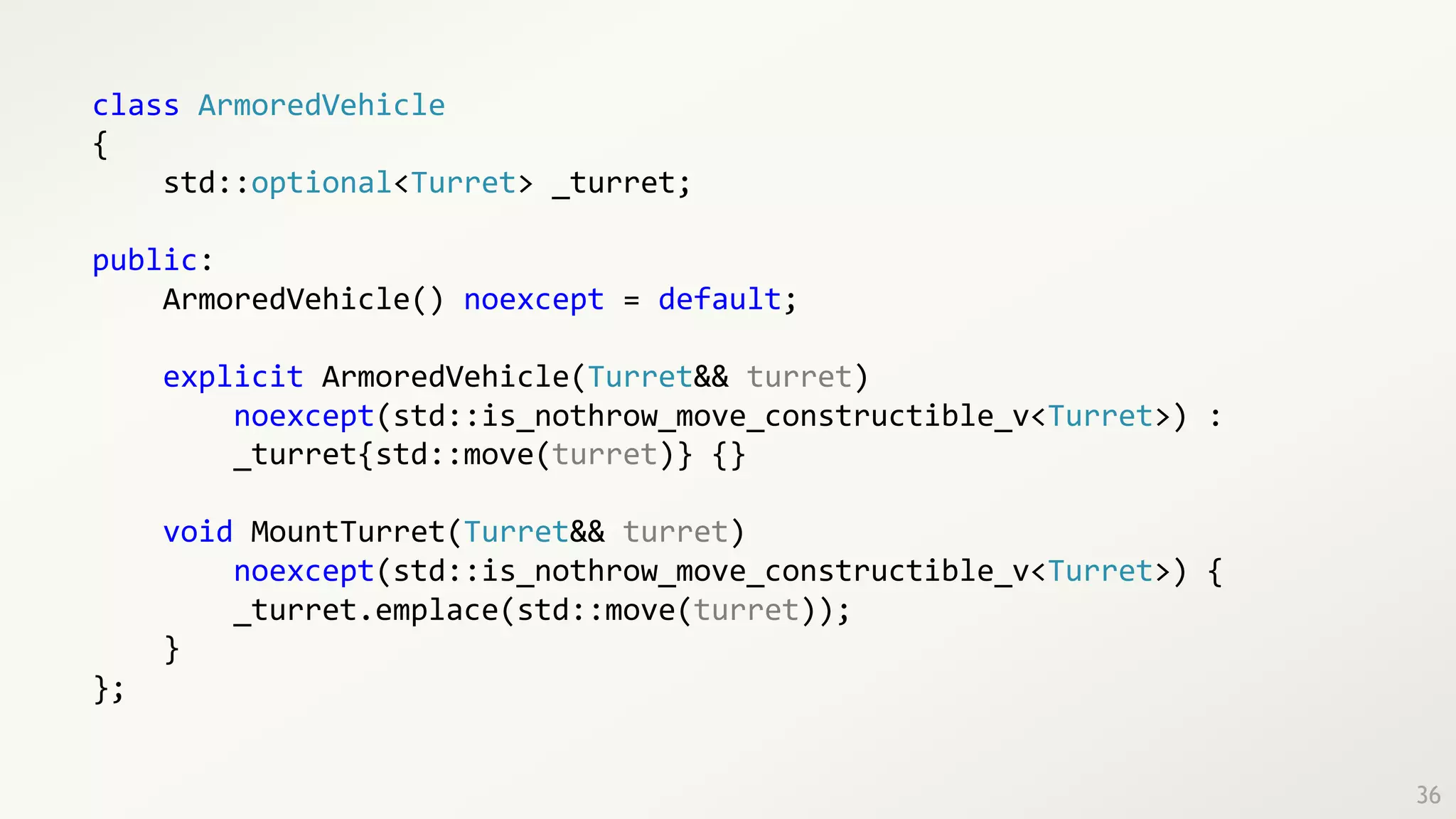 4Developers 2018: Evolution of C++ Class Design (Mariusz Łapiński) | PPT