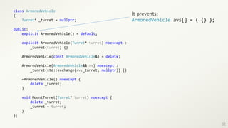 4Developers 2018: Evolution of C++ Class Design (Mariusz Łapiński) | PDF