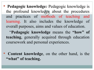 4Developing Pedagogic skill presentation | PPTX